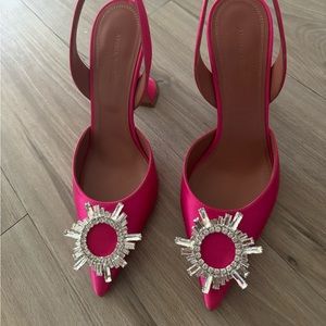 Amina Muaddi | Shoes | Amina Muaddi Begum Swarovski Crystalembellished ...